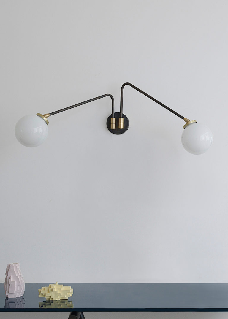 Array Opal Twin – Wall Sconce – Space Lighting