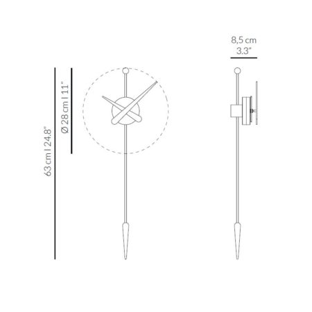 Punta Clock – Space Lighting