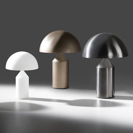 Atollo Nickel Table Lamp – Space Lighting